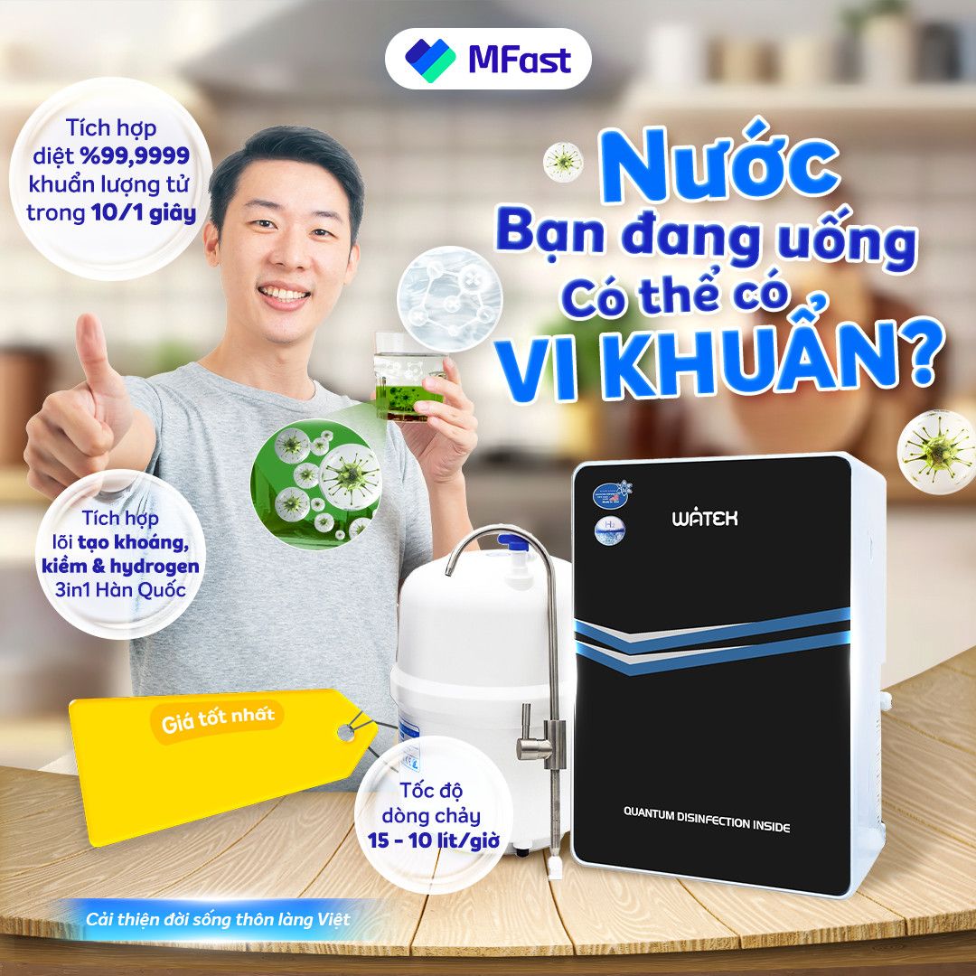 Sản phẩm Máy Lọc Nước Watek Lux 200 RO - MFast Media
